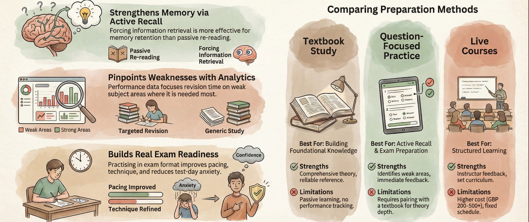Comparing Preparation Methods: Textbook Study, Question-Focused ...